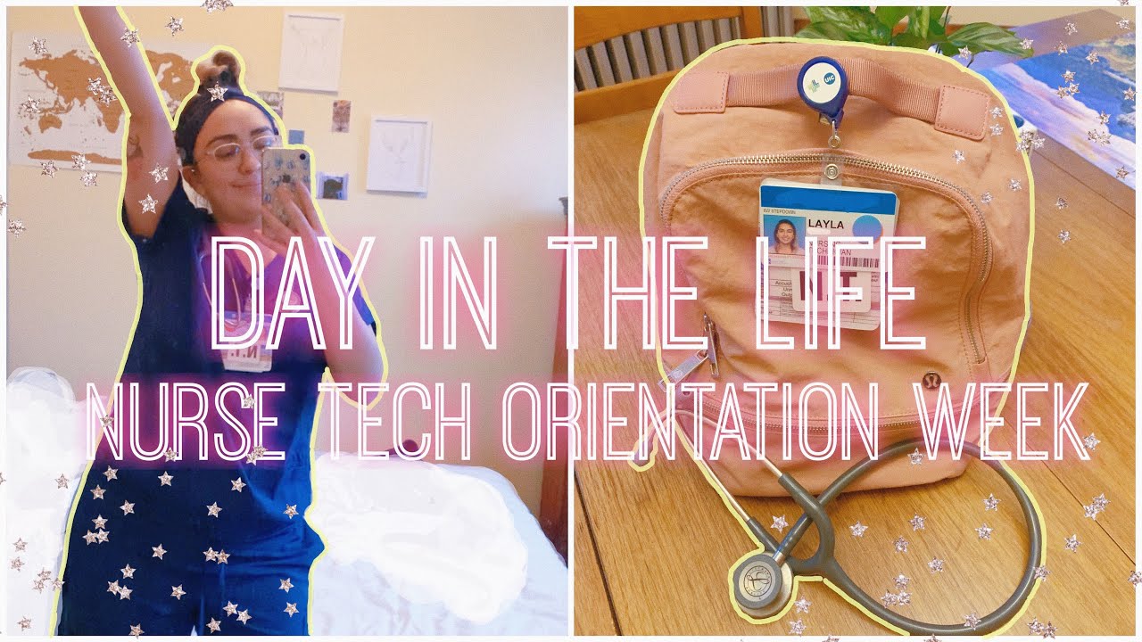 Day in the Life: First Week as a Nurse Tech - YouTube