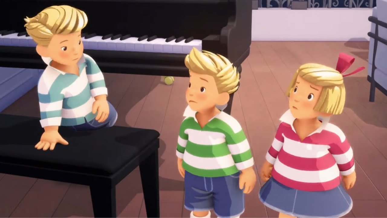 The triplets have a crazy toy! 😱 CARTOON FOR KIDS HD - YouTube