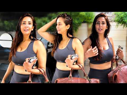 Chahatt Khanna Look Bold & Beautiful In Her Gym Outfit, Spotted Outside Gym In Andheri