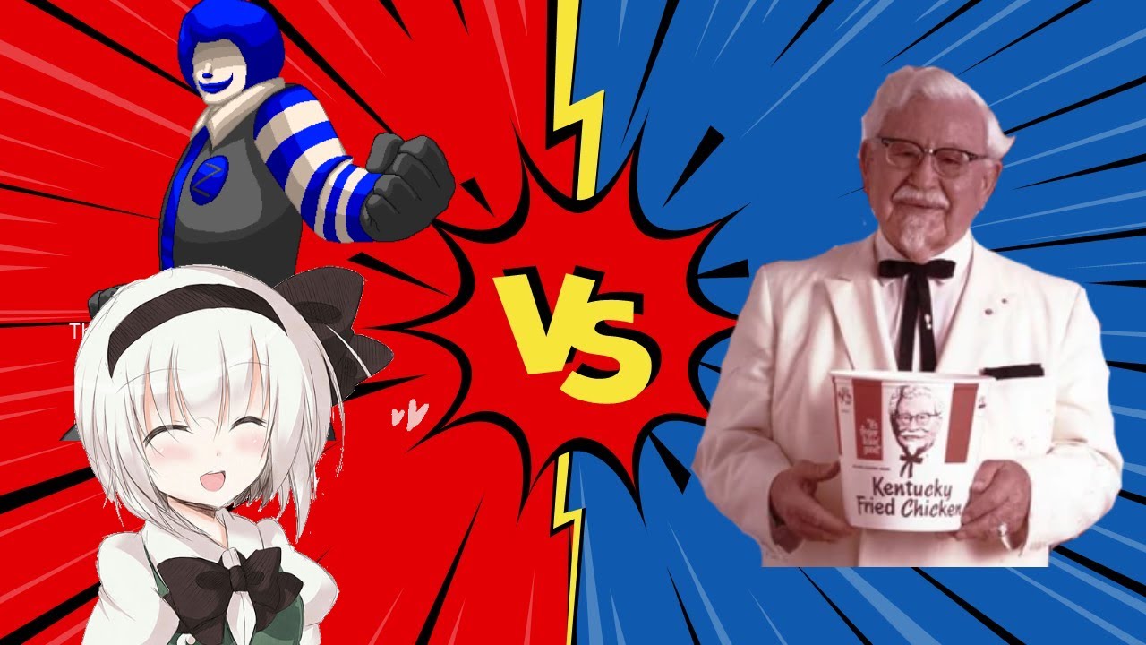 MUGEN ZANDER COOPER V2 & YOUMU KONPAKU VS COLONEL SANDERS - YouTube