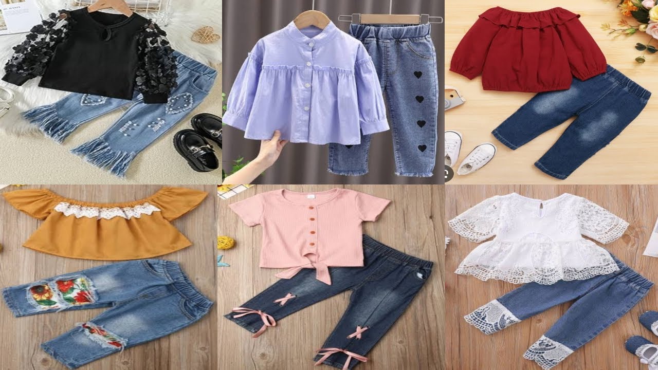 Stylish Top With Pant Designs Ideas For Kids Baby Girls| Western ...