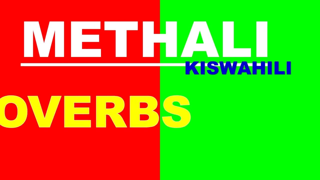 METHALI|| PROVERBS - YouTube