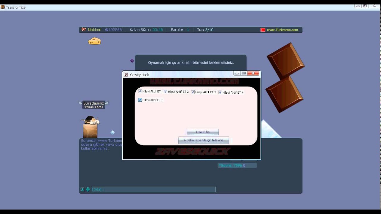 Transformice Gravity Hack - YouTube