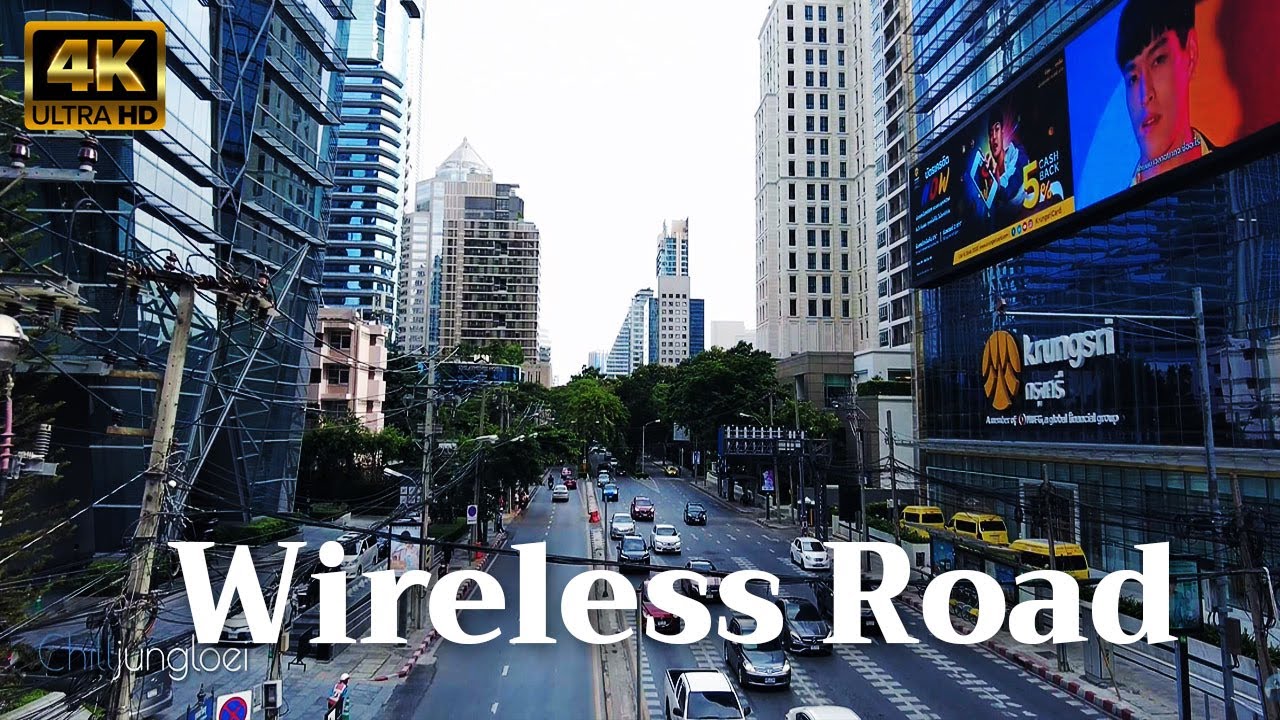 【4K】 Walking in Bangkok | Wireless Road | May 2022 | Bangkok Thailand ...