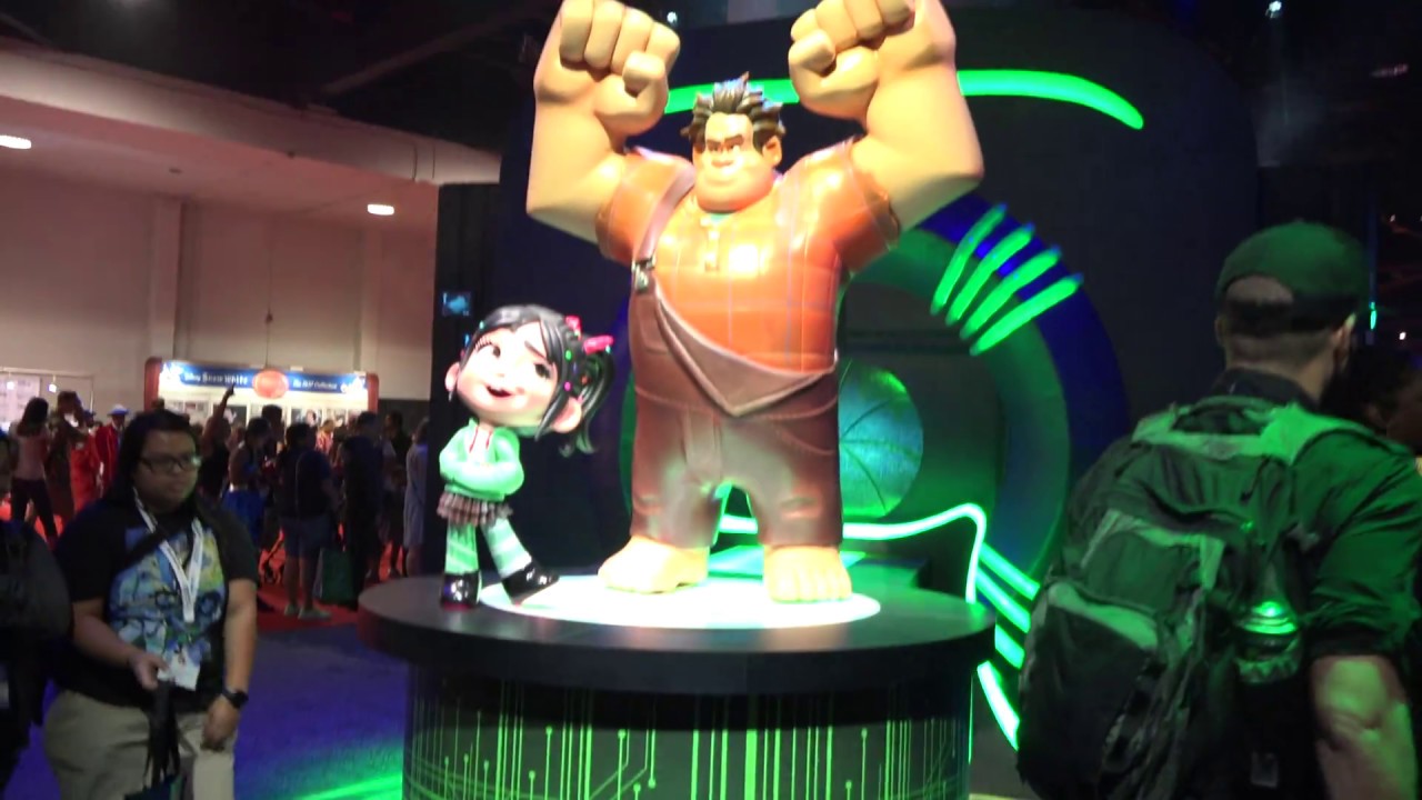 D23 expo 2017, Anaheim, Pixar Booth Flyby, Toy Story 4, Wreck it Ralph ...