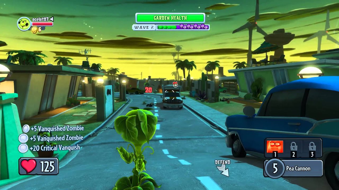 Plants Vs Zombies Garden Warfare PC: Max Settings 1080p, AMD x3 455 CPU ...