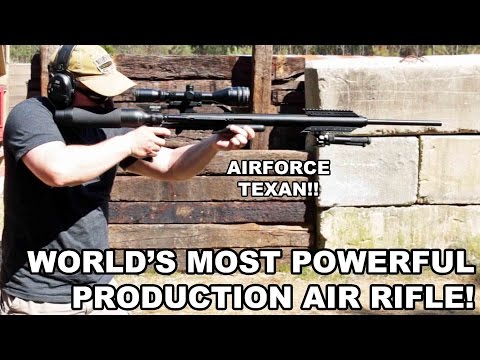 World’s Most Powerful Air Rifle in Production! AirForce Texan ...
