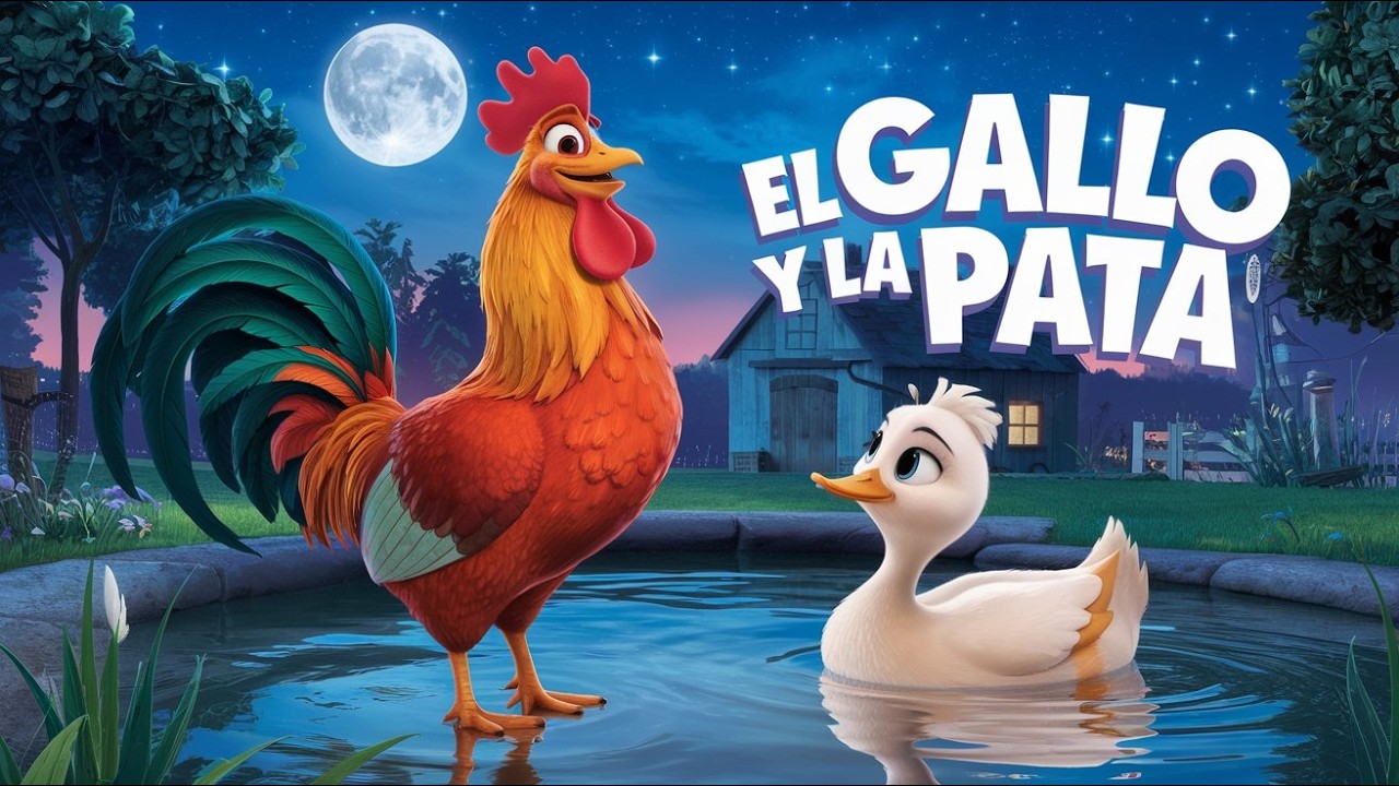 🥰EL GALLO Y LA PATA🐓 ️🦆| Canciones de la granja infantil #bailar y # ...