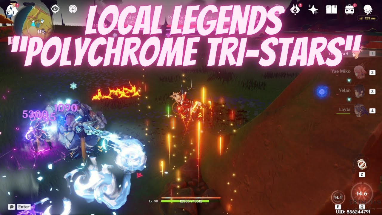 Local Legends Polychrome Tri Stars Genshin Impact - YouTube