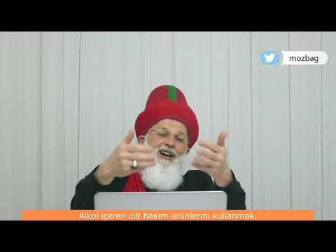 Alkol içeren cilt bakım ürünlerini kullanmak. #mustafaözbağ​ #Tasavvuf​ #tasavvufvakfı #canlı #zikir