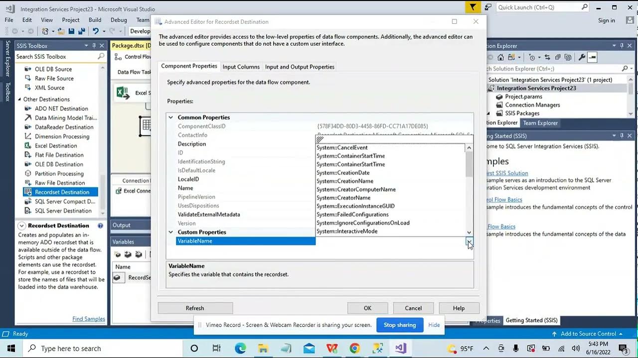 SSIS Tutorial - Execute SQL Task - Execute SQL Statements From Excel ...