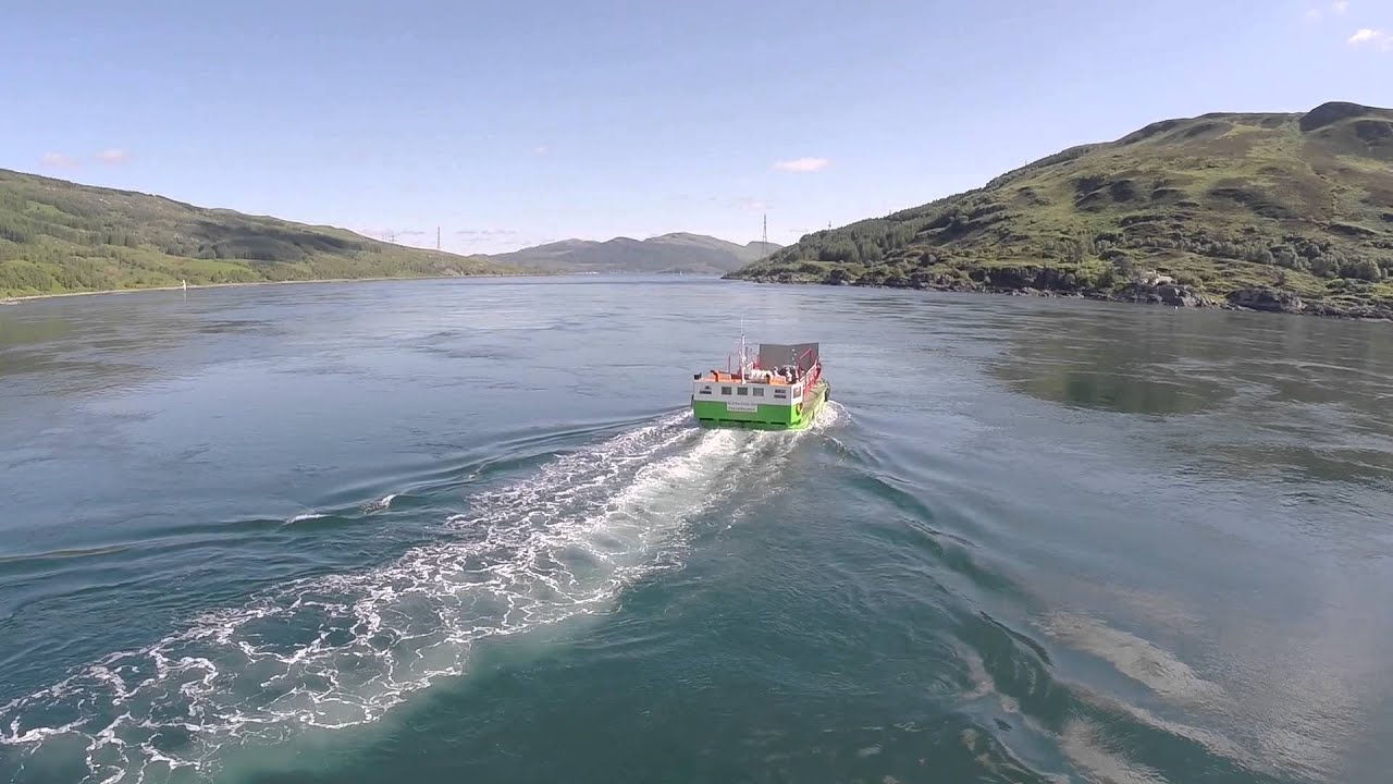 Kylerhea Straits: Skye to Glenelg Ferry, UAV Aerial video. June 2014 ...