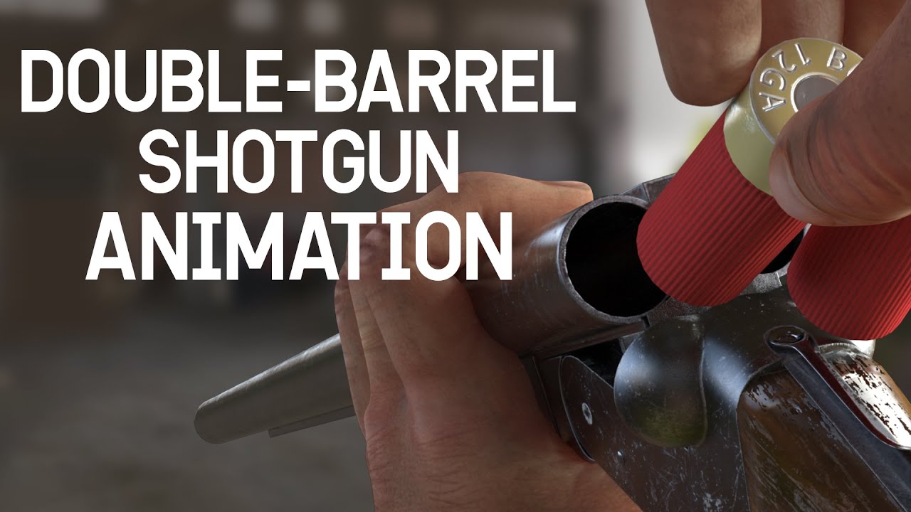 Double Barrel Shotgun Animation - YouTube