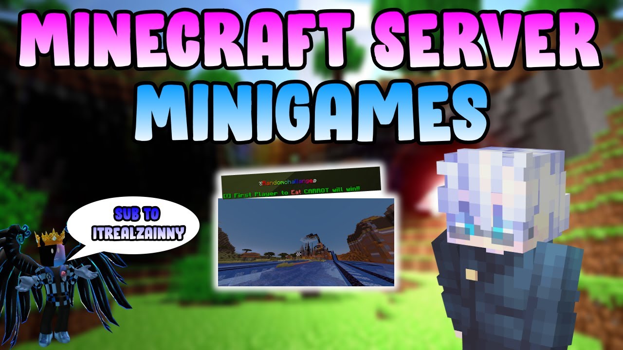 Live Minecraft Server Minigames | ?mc to join - YouTube