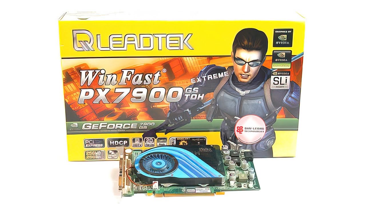 Teste da Leadtek (foxconn) Geforce 7900GS 256MB - YouTube