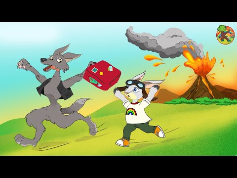 Kurt ve Yedi Keçi Yavrusu Masalı - Hayalci Keçi - Yanardağa Tırmanış | KONDOSAN Türkçe - Çizgi Film