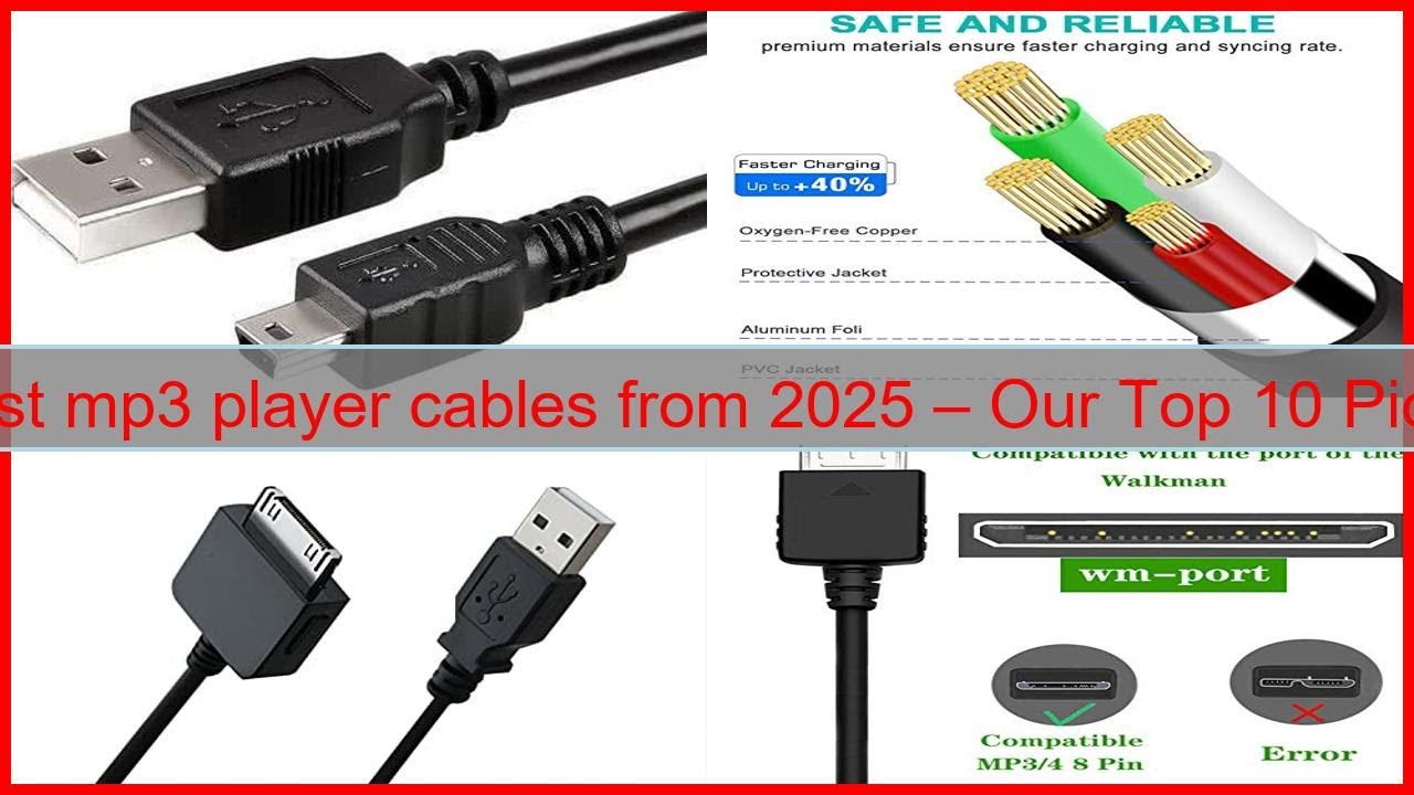Best mp3 player cables from 2025 – Our Top 10 Picks - YouTube