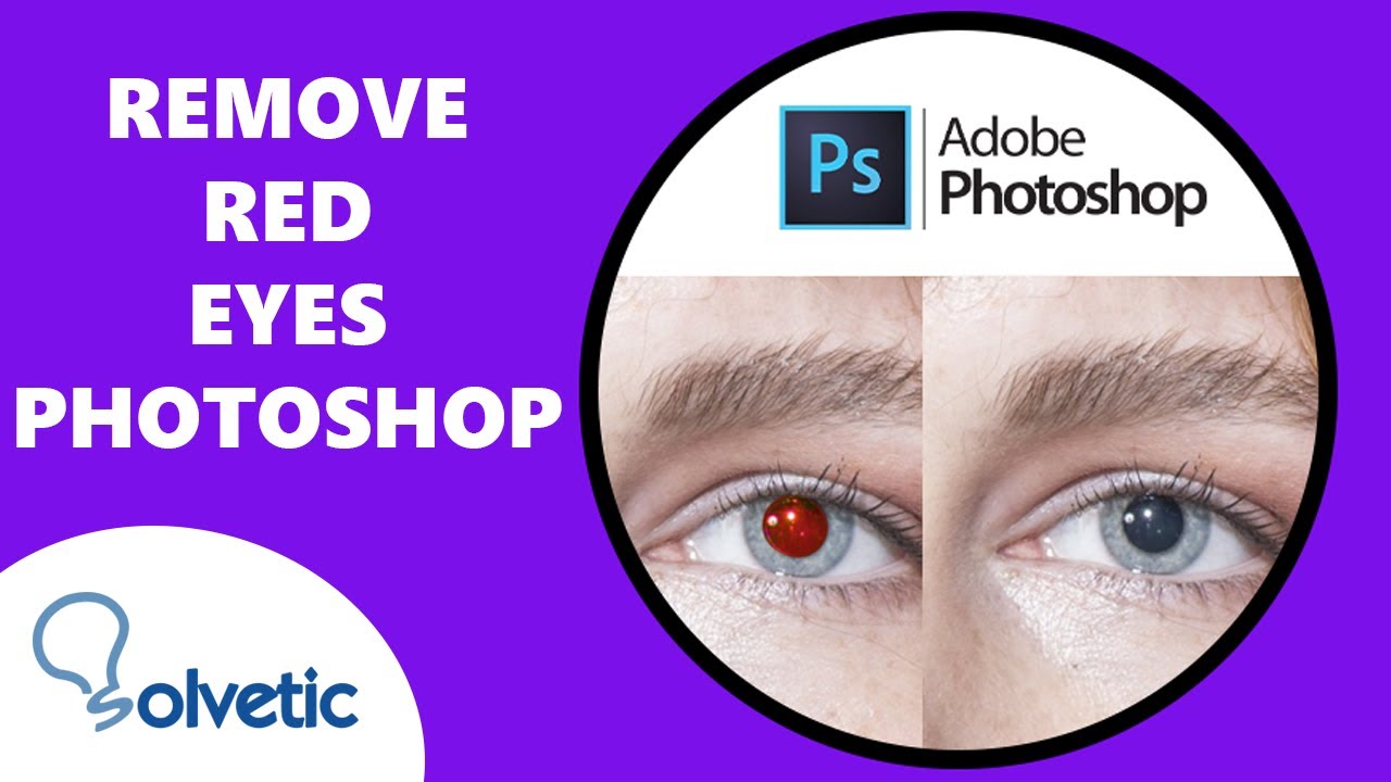How to remove Red Eyes in Photoshop 👁🔴 - YouTube