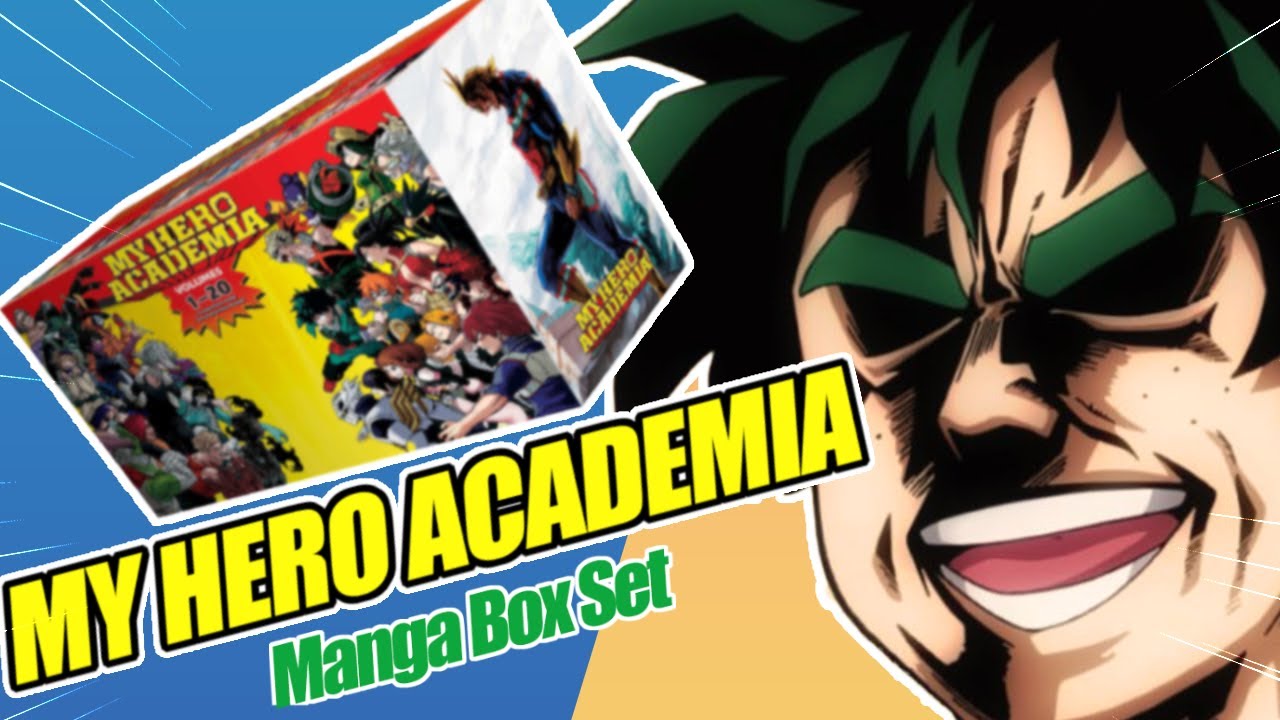 The MY HERO ACADEMIA Manga box set is cool - YouTube