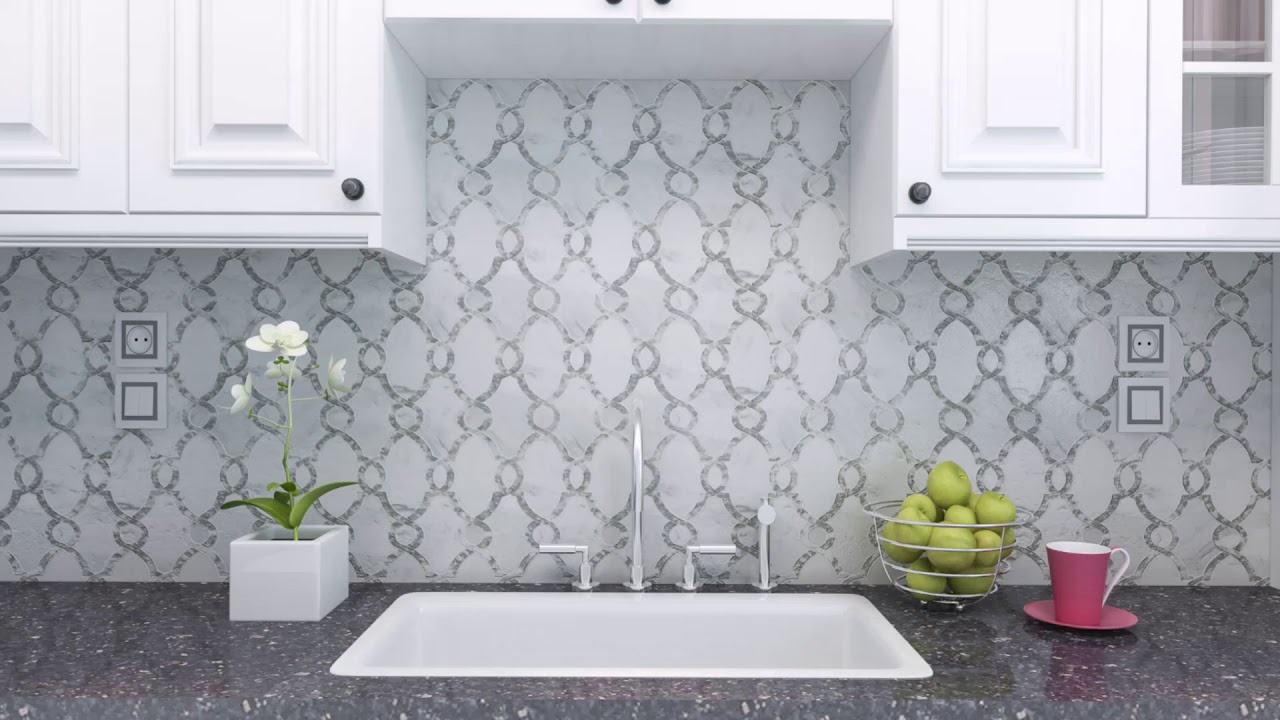 Closer Look at Bellagio Tiles - TileBuys - Carrara Bianco and White ...