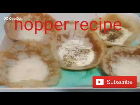 hoppers recipe - YouTube
