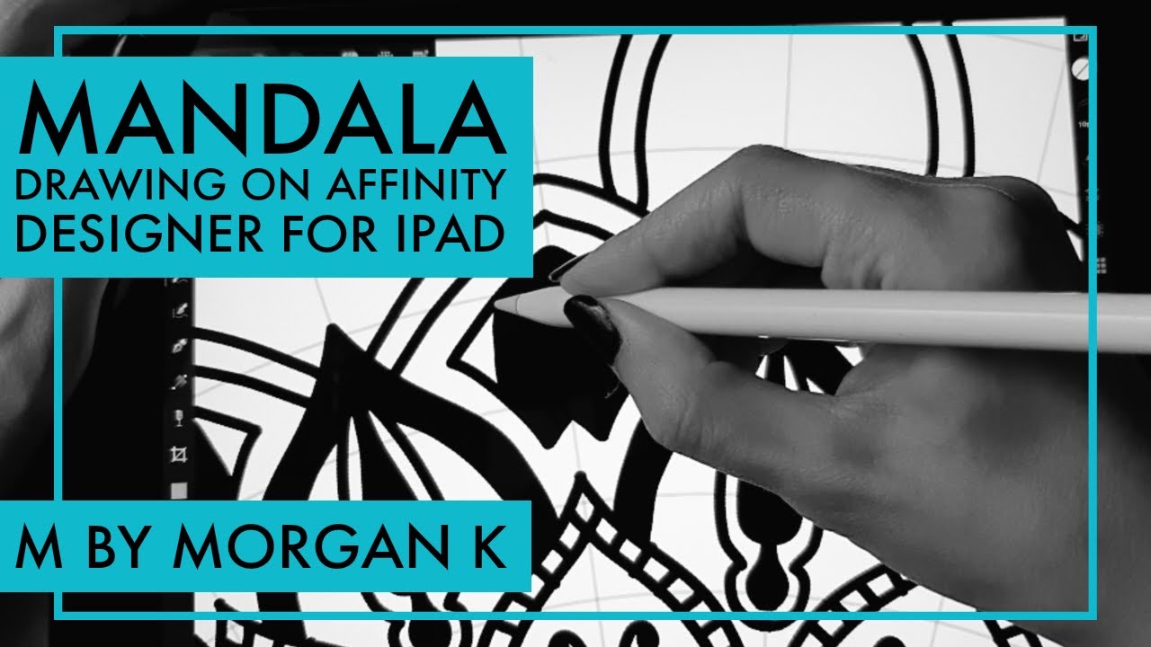 MANDALA D101 Drawing using Symbols on Affinity Designer for iPad - YouTube