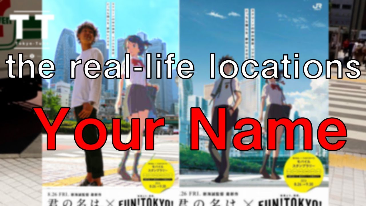 Your Name real-life locations part1 - Try Japanese- - YouTube