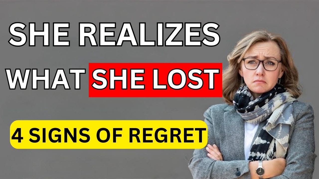 4 Signs a Woman Regrets Rejecting You And Why It's Too Late - YouTube