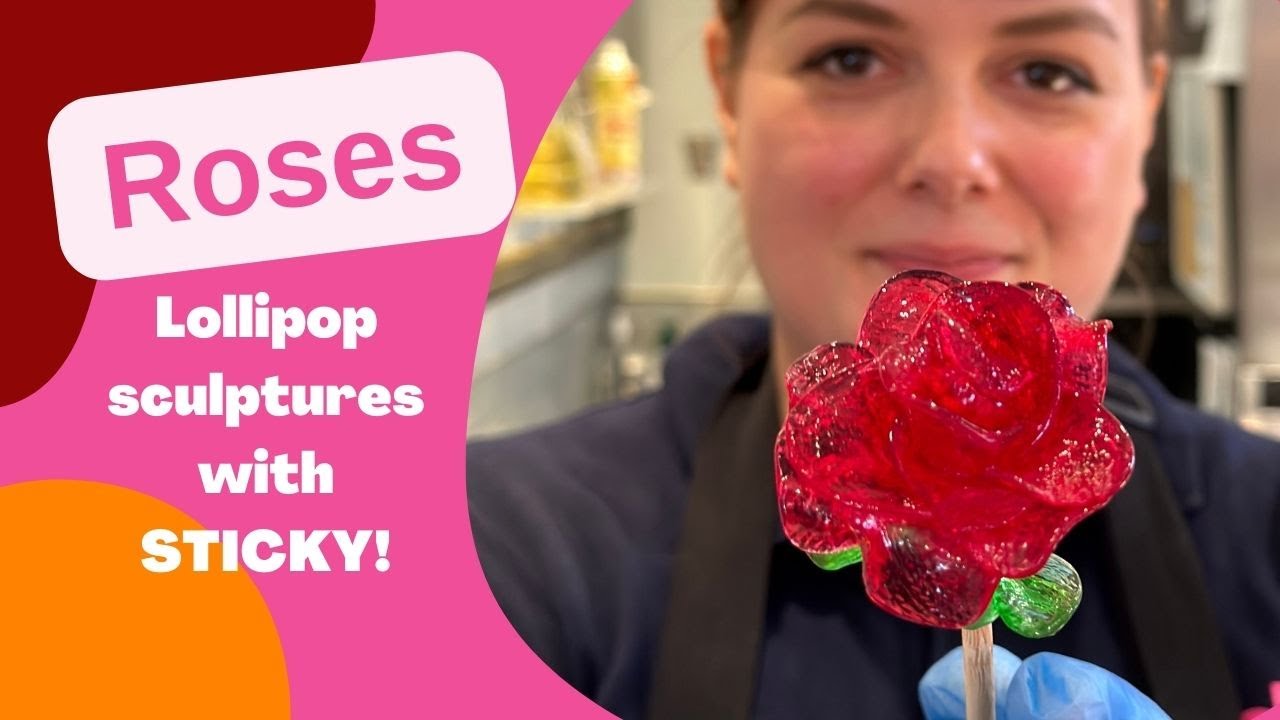 RARE Rose Shaped Lollipops By Sticky - YouTube