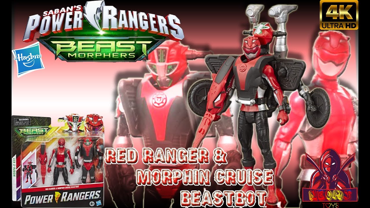 Red Ranger & Cruise | Power Rangers Beast Morphers [Hasbro] UNBOXING ...