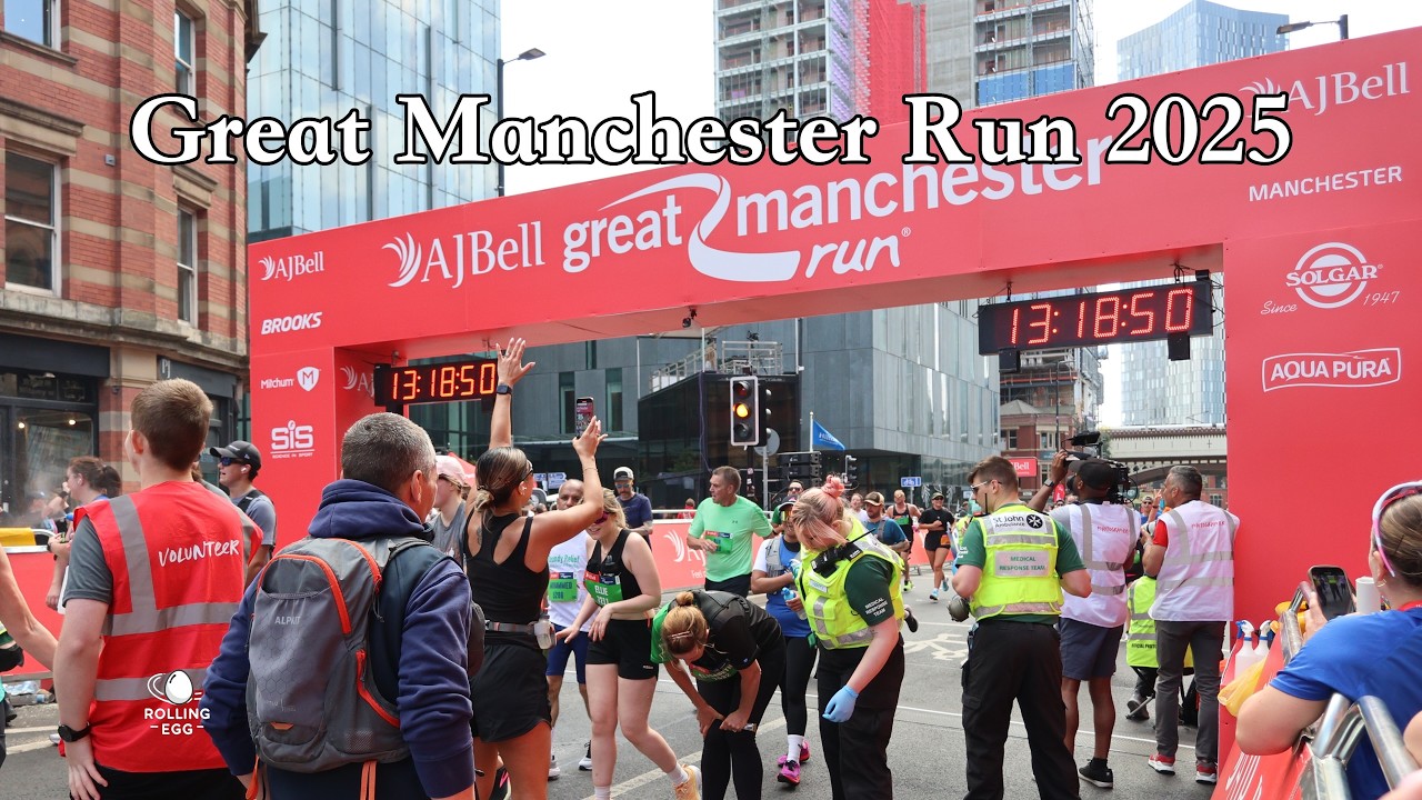 AJ Bell Great Manchester Run 2025 | 10K & Half Marathon Highlights ...