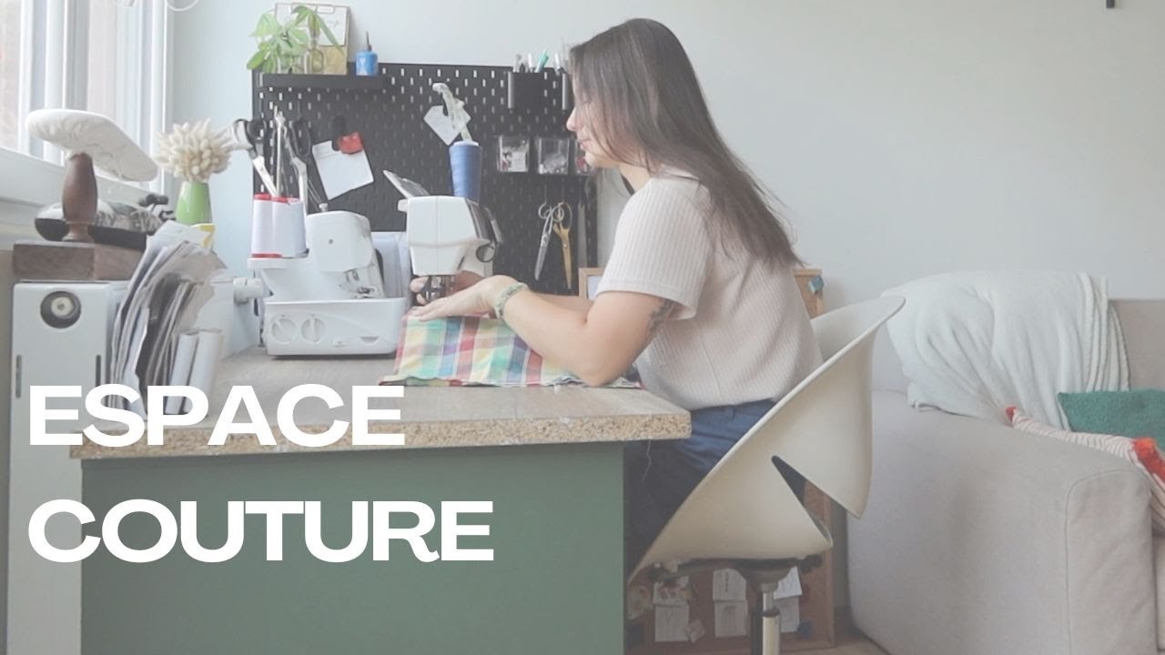 Je rénove mon espace couture - YouTube