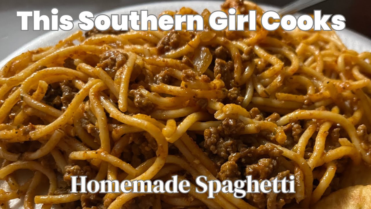 The Only Homemade Spaghetti Recipe You'll Ever Need! - YouTube
