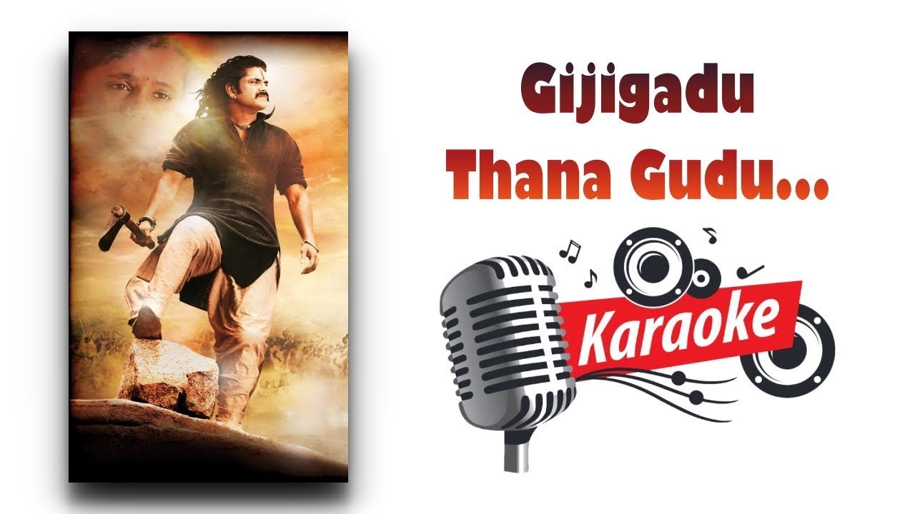 Gijigadu Karaoke Lyrical Video | #MMMSTUDIO | #LATESTKARAOKESONGS - YouTube