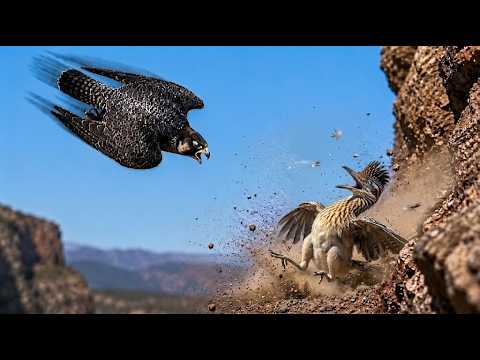Roadrunner vs Rattlesnake — But a Peregrine Falcon Hunts the Hunter | Wildlife Documentary