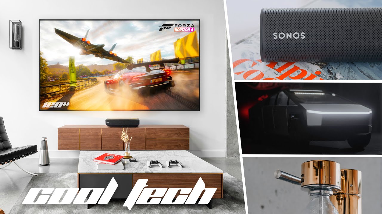 Cool Tech - 120” Laser TV, RC Tesla Cybertruck?! - YouTube
