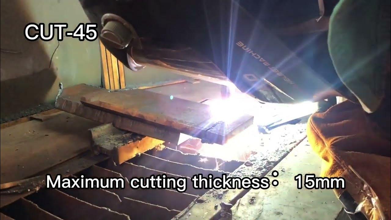 Take a look at real cutting effect for 45 Amp Cutting machine with Mosdar CUT45! - YouTube