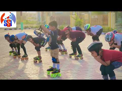 sahil skating institute learning skating lesson no 1 / 1st chapter of learning skating