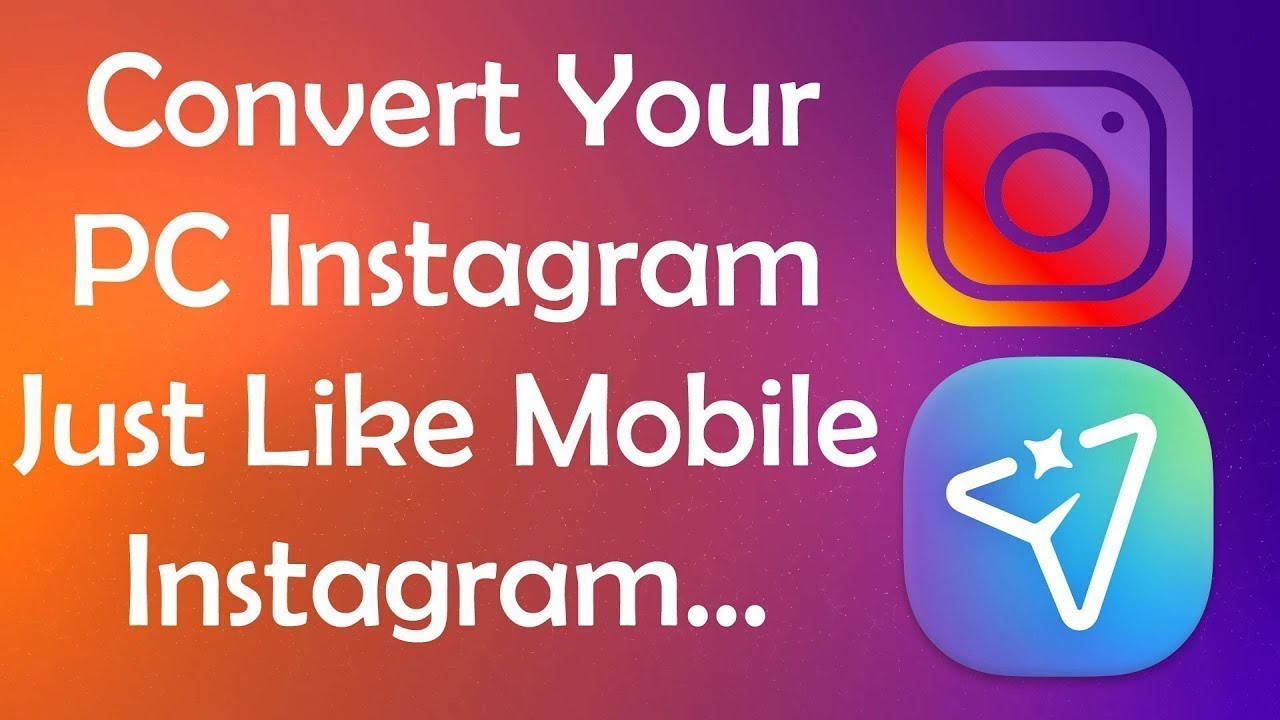 How To DM and post On Instagram On Computer/PC 2019 Method - YouTube