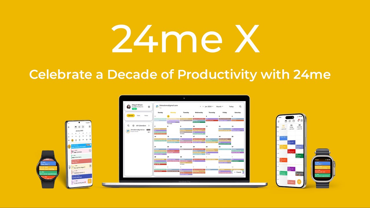 24me X - The New 24me, Celebrating 10th Anniversary With a Major Version Update - YouTube