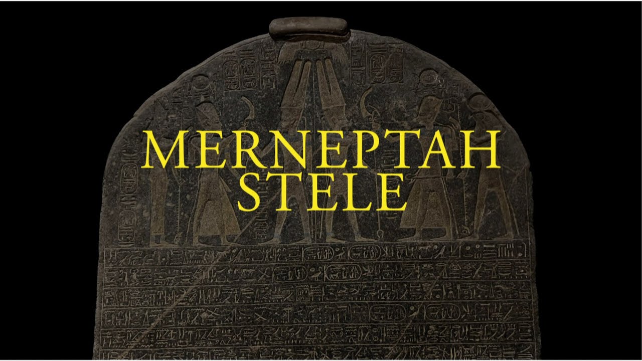 Ancient Stones: Merneptah Stele - Sunday PM Nov. 12, 2023 - YouTube