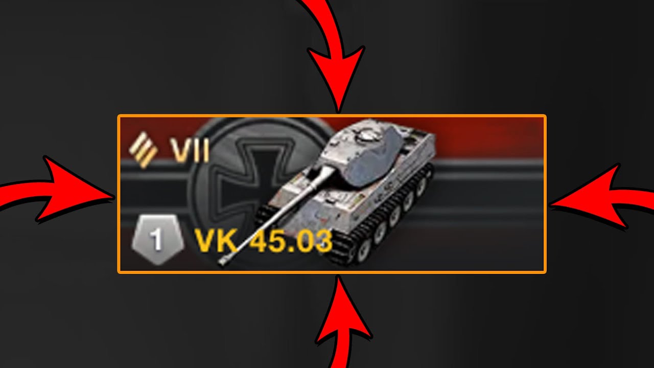 ОБЗОР VK 45.03 в World of Tanks Blitz - YouTube
