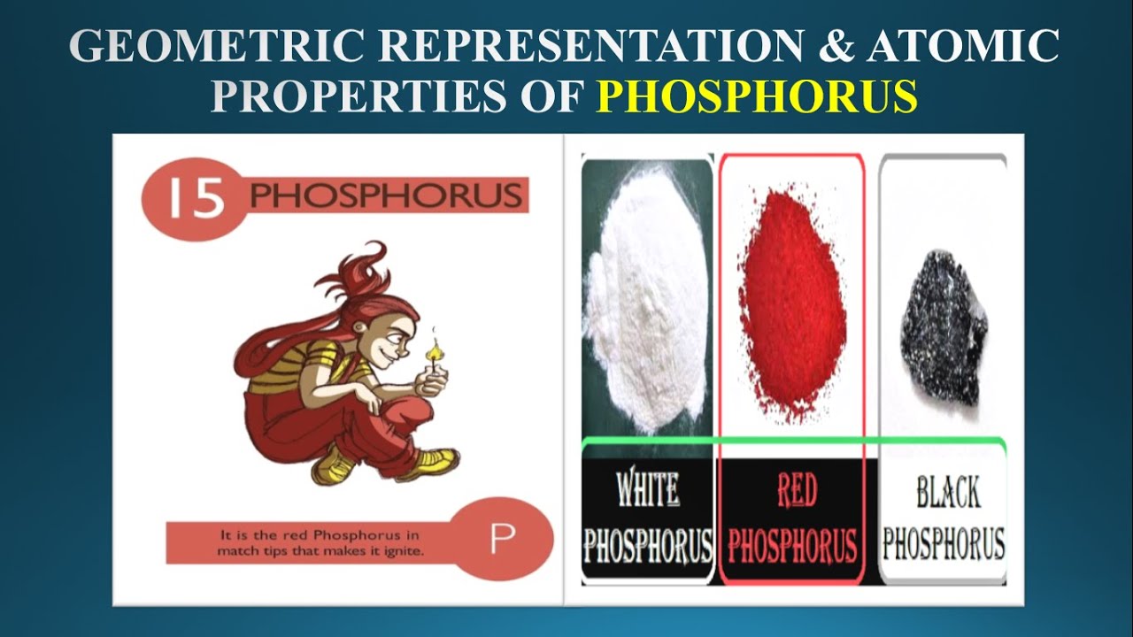 PT/part-15/Phosphorus/Geometric representation & atomic properties of ...