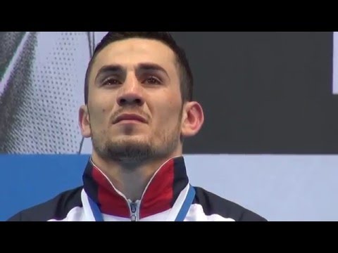 49th European Karate Championship. -57 kq Final. Niyazi Aliev (Azerbaijan)-Thomas Jordan (England)