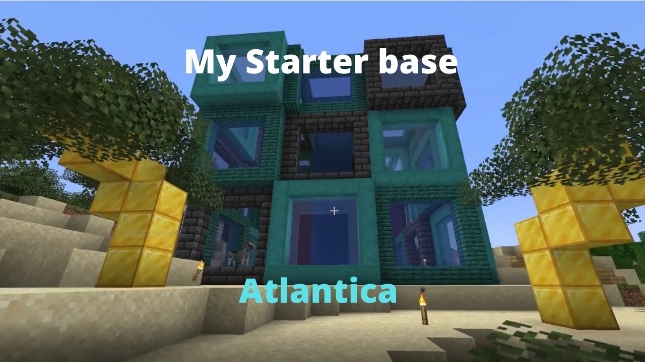 Minecraft world.. day 1- welcome to atlantica - YouTube