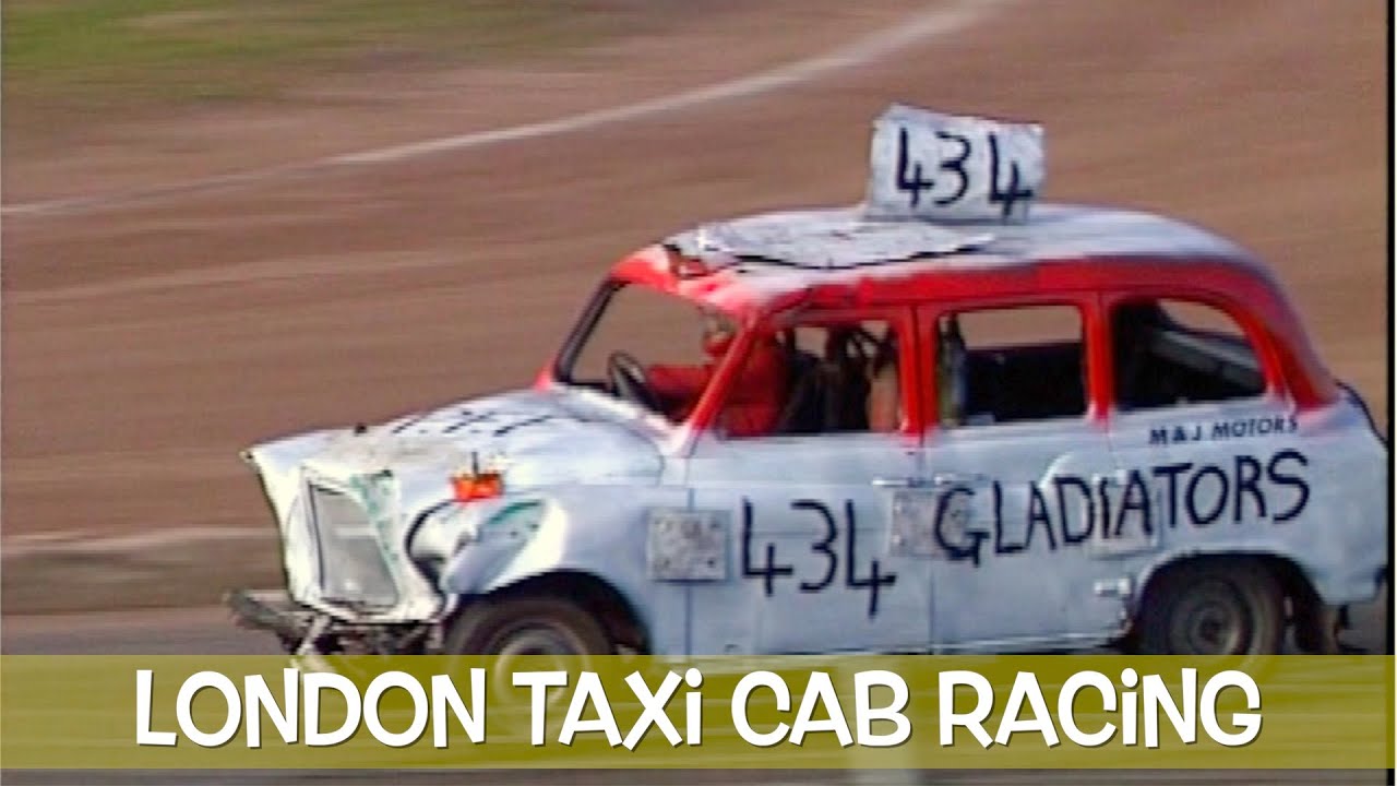 London Taxi Cab Banger Racing - YouTube
