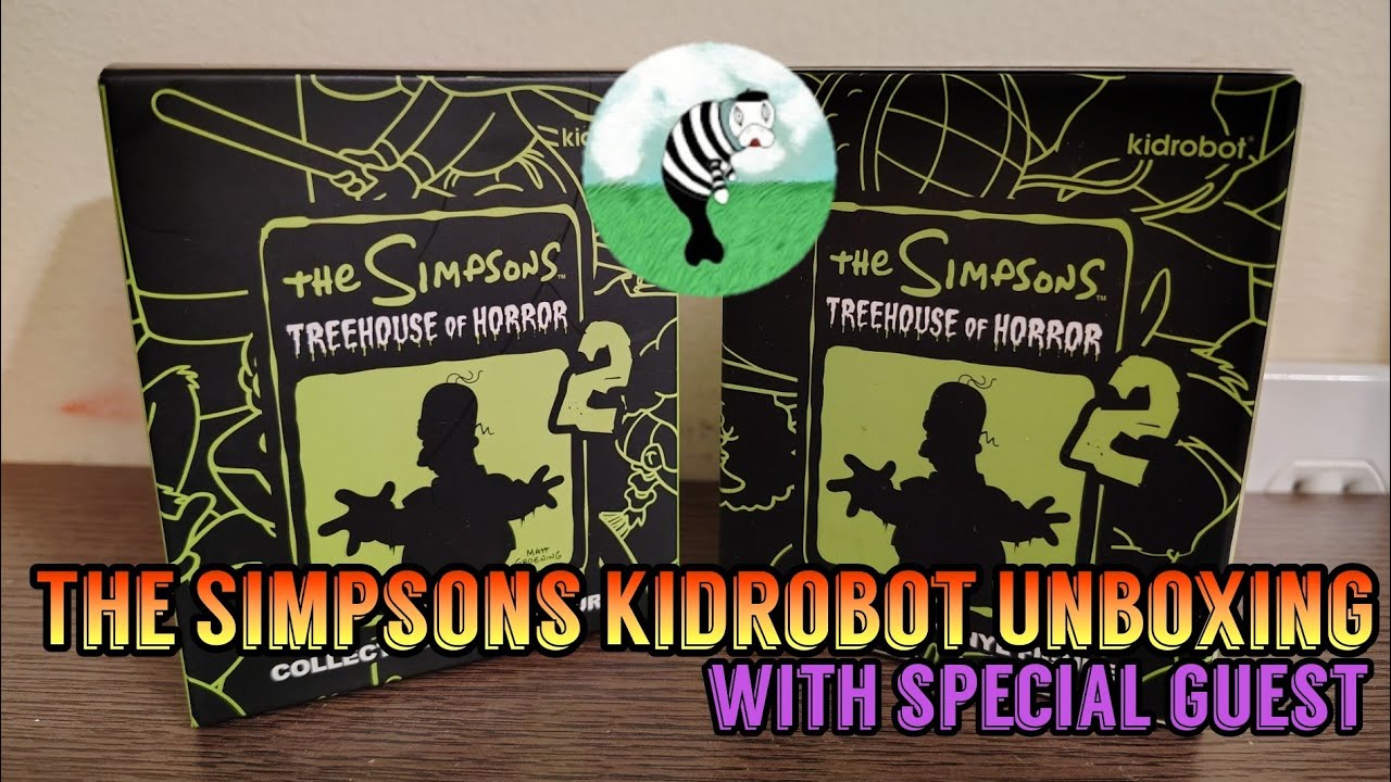 New Kidrobot The Simpsons Treehouse of Horror 2 Mystery Unboxing - YouTube