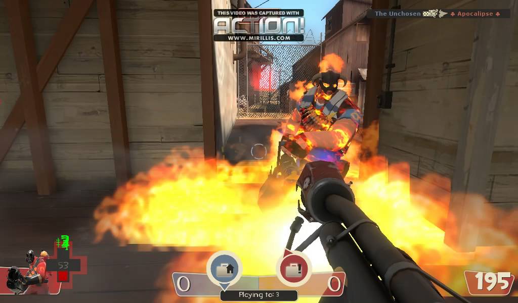 Team Fortress 2 Gameplay using screen recording software "Action!" on ...