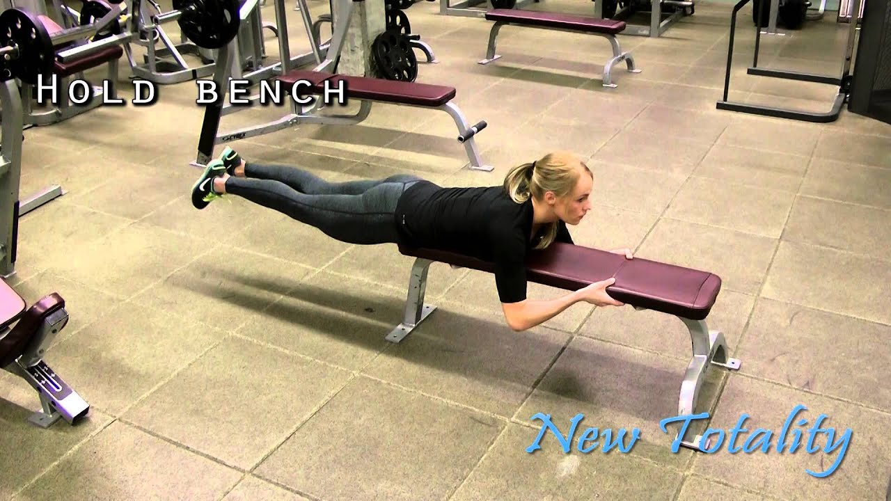 Back kicks bench assisted - YouTube