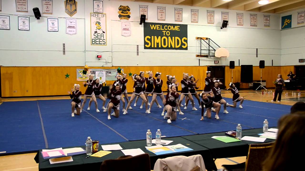 Simonds High Cheerleading Competition 2012: HTHS - Preliminaries - YouTube